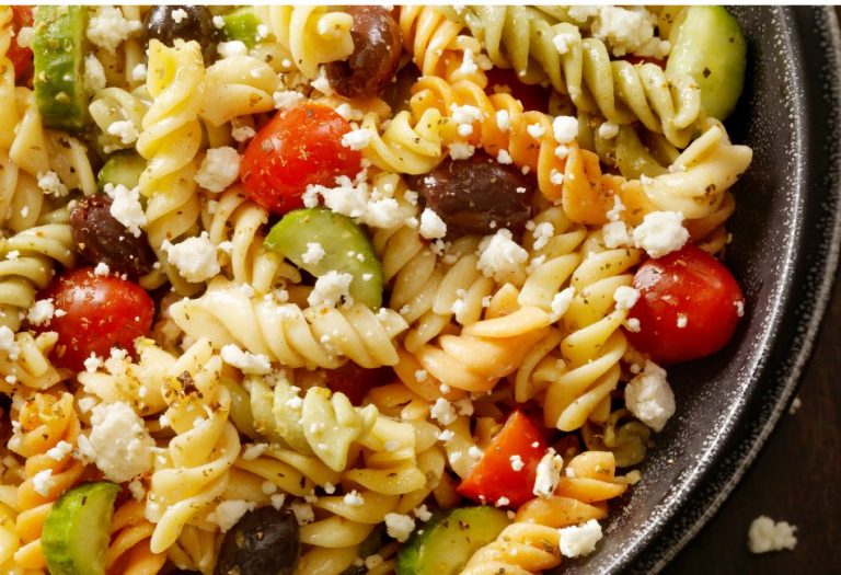 Salade de pâtes grecque - Boutique Maison Courtemanche et Variétés