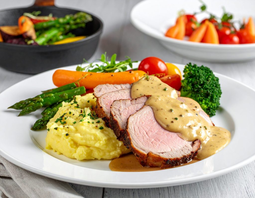 Rôti de porc, sauce dijonnaise - Boutique Maison Courtemanche et Variétés